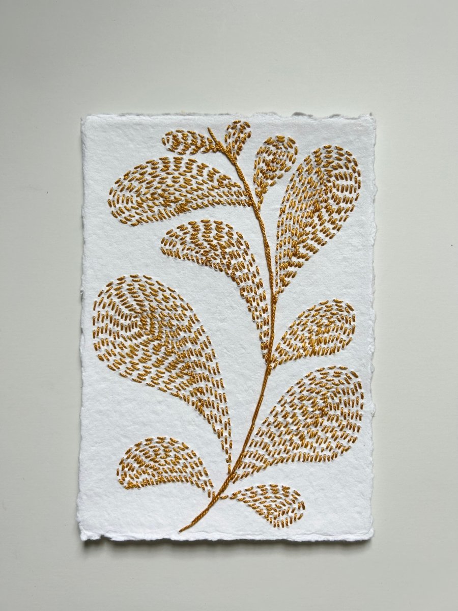 Gold Bloom | 8.5" h x 6" w - Liza Pruitt