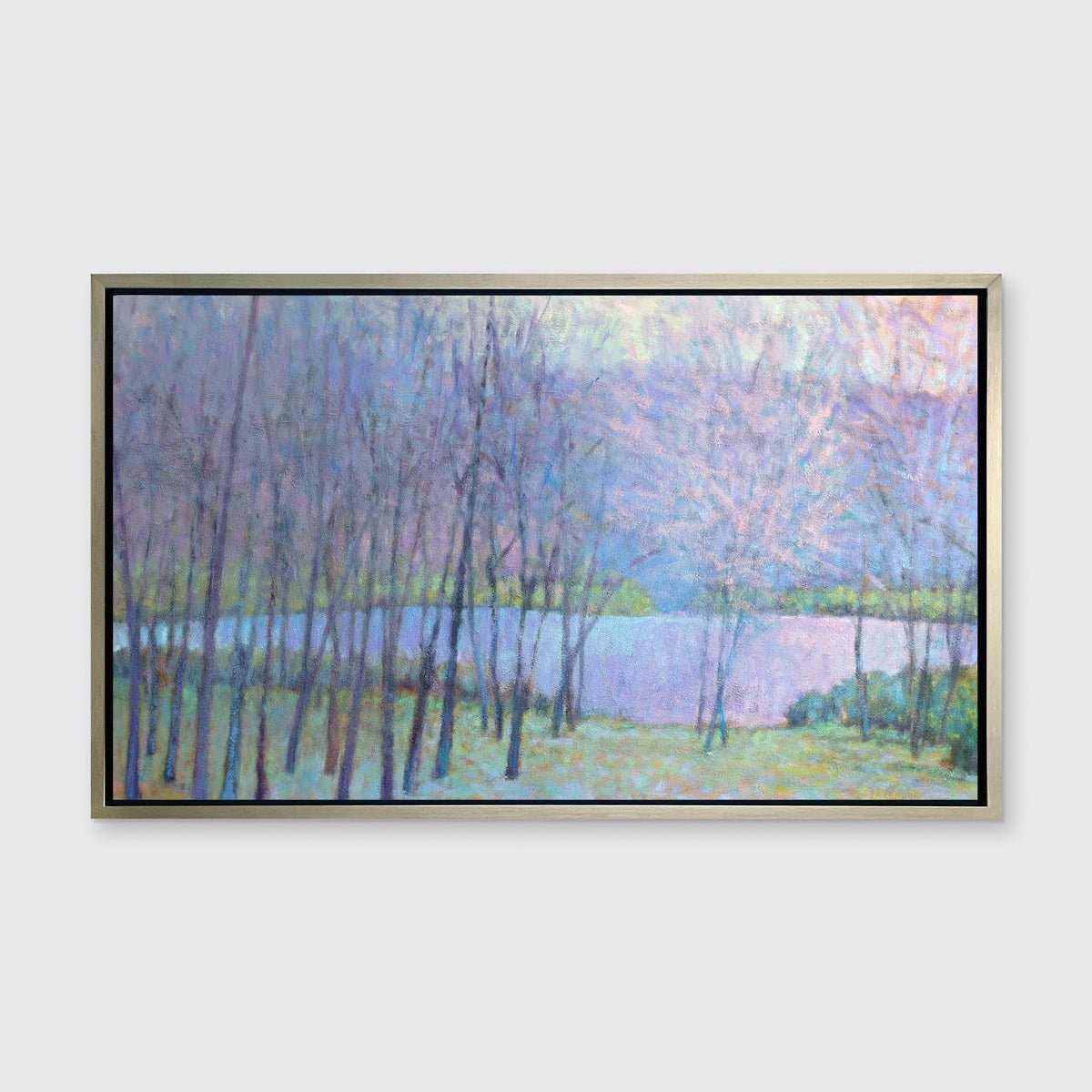 Soft Light on the Pond - Open Edition Canvas Print - 18" x 30" / Canvas ...
