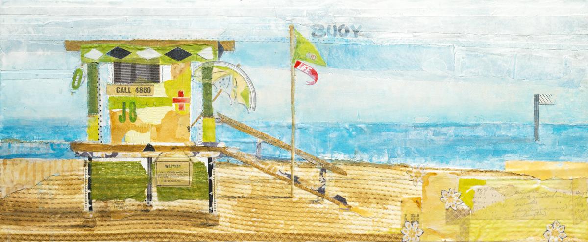 Summer Day Buoy | 12" h x 24" w - Liza Pruitt