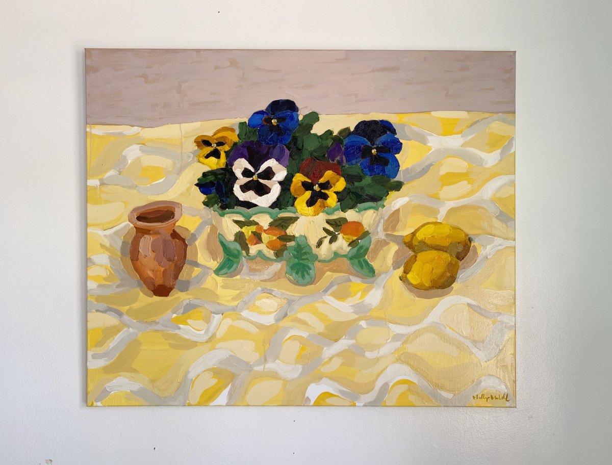 Acidulous Glass | 30" h x 36" w - Liza Pruitt