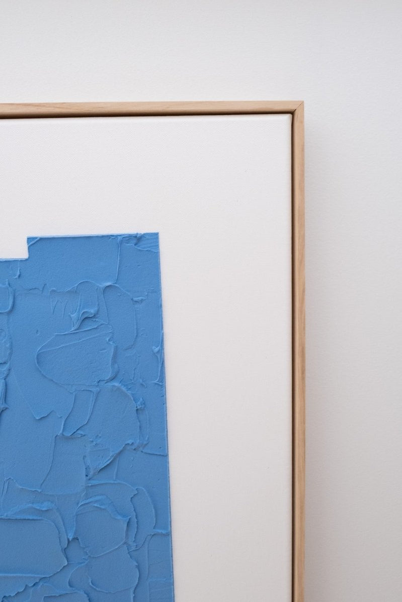 Barclay - Carolina Blue | 25" h x 37" w | Framed– Liza Pruitt
