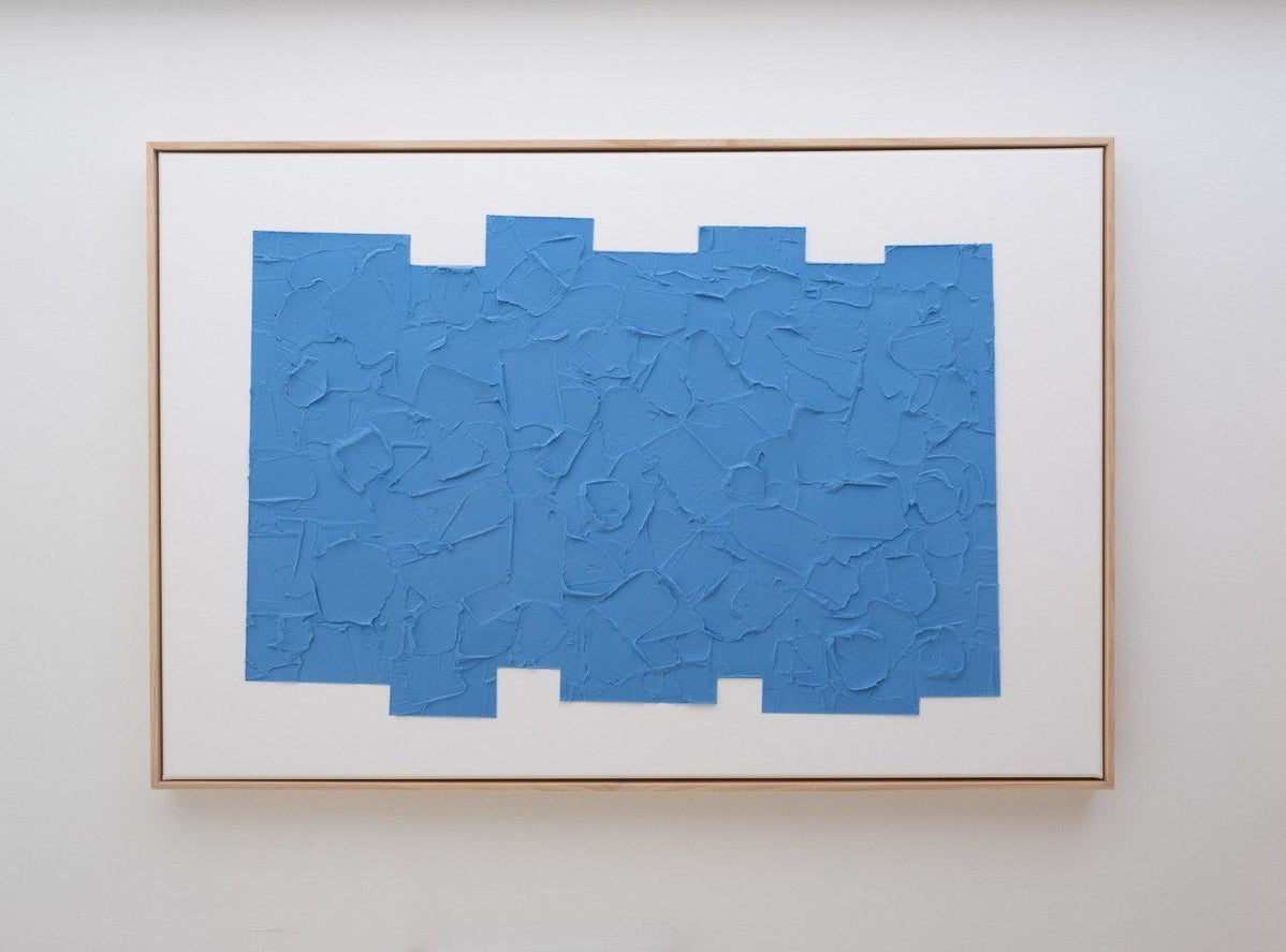Barclay - Carolina Blue | 25" h x 37" w | Framed– Liza Pruitt
