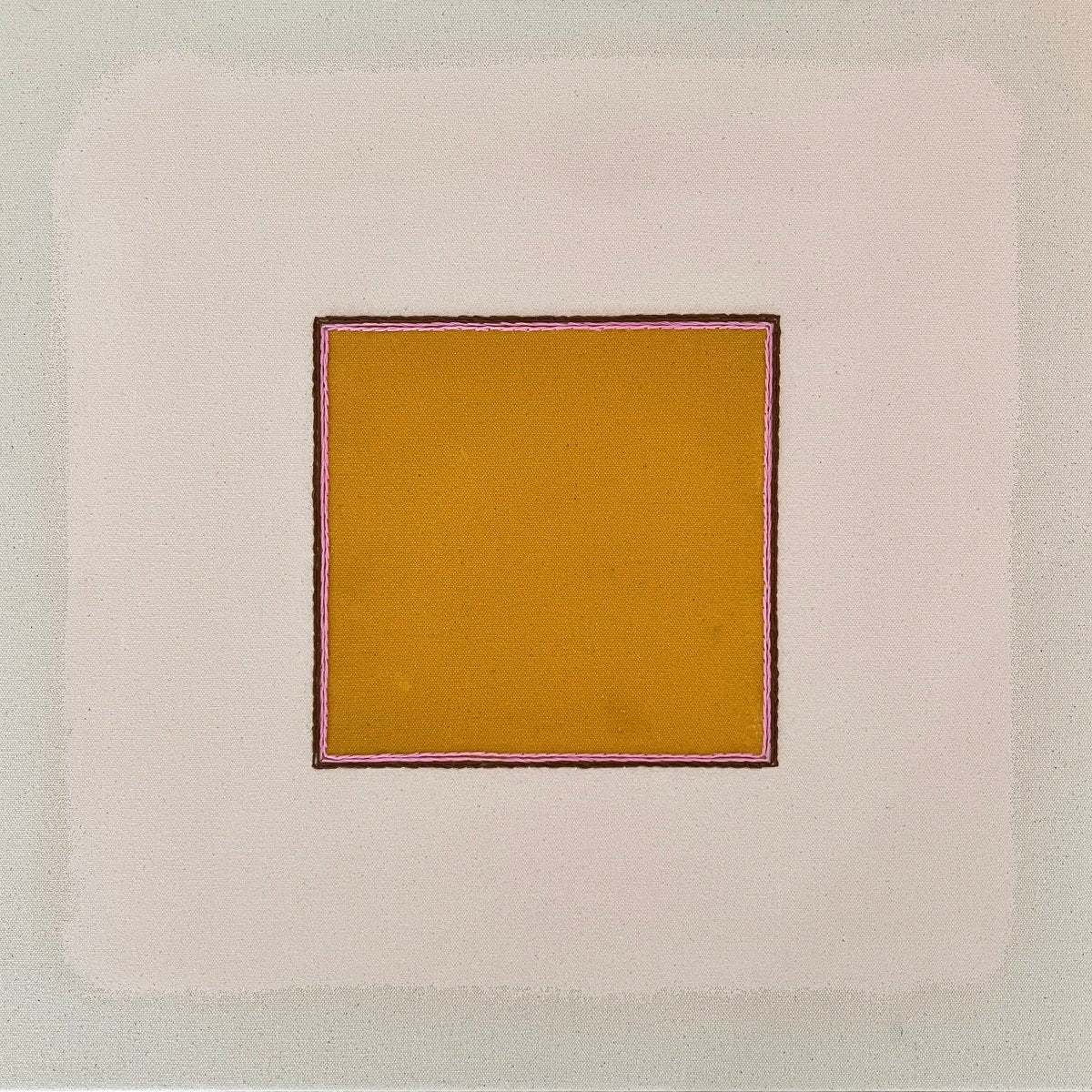 Gold Lion/Snail Pink With Tobacco Box | 20" h x 20" w - Liza Pruitt